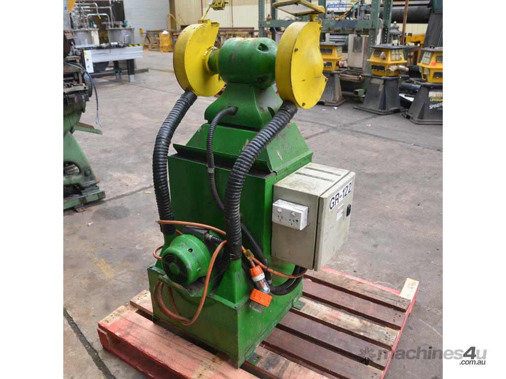 Used selmac Double Dual Ended Pedestal Grinder 3 Phase with built in ...