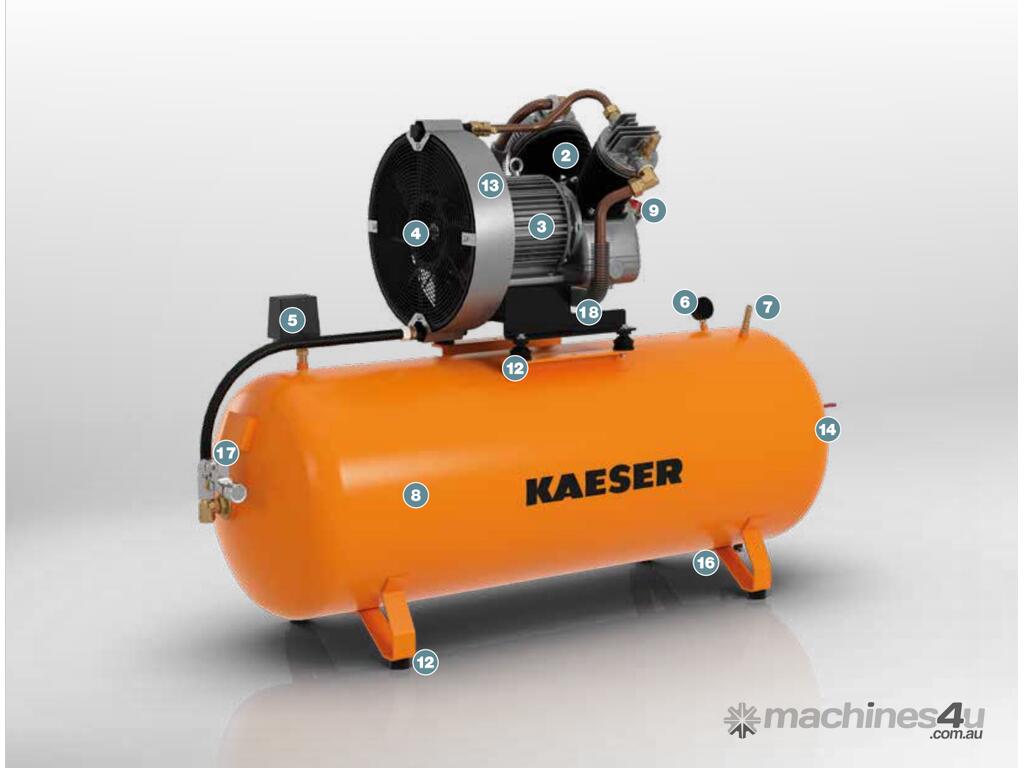 New 2022 kaeser Classic 210 50 Reciprocating Compressor (899165)