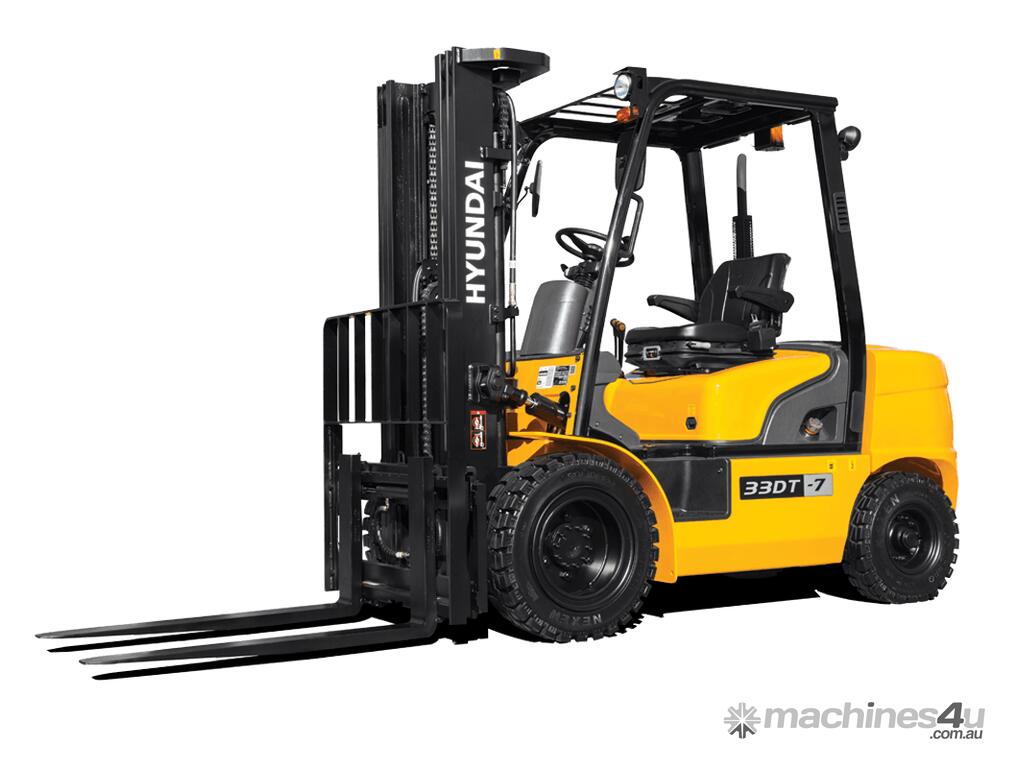 New hyundai Hyundai Forklift 2-3 3T Diesel Model 33DF-7 Forklifts and ...