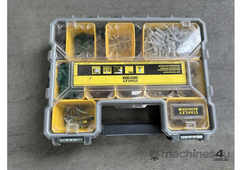 Used STANLEY 2 x Stanley Interlocking Toolbox set including contents ...