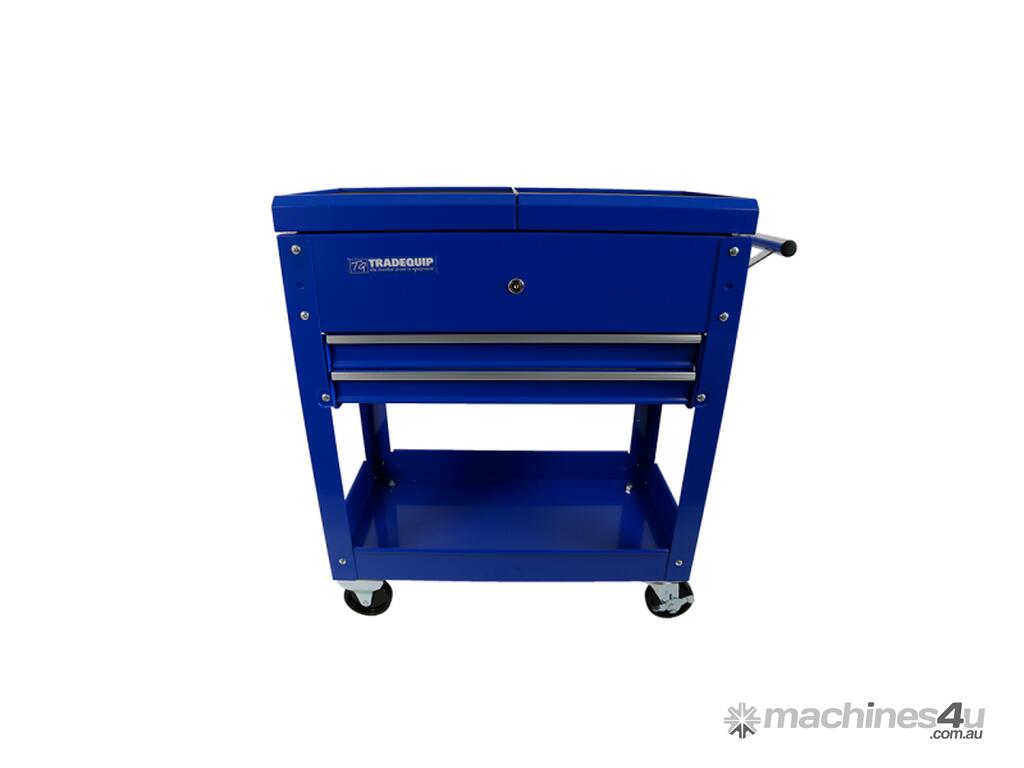 New tradequip TRADEQUIP 2 Drawer Lockable Sliding Top Workshop Trolley ...