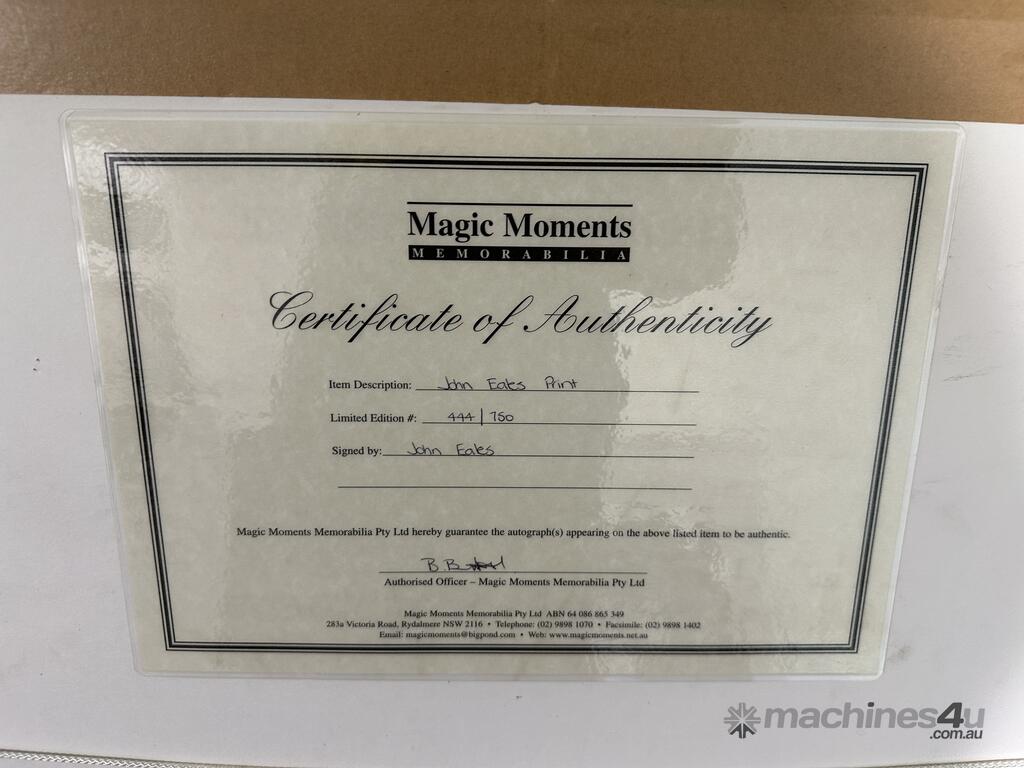Used Magic Moments Memorabilia - John Eales Framed Photo in HEXHAM, NSW ...