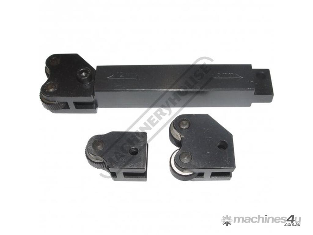 New toolmaster Knurling Tool Holder Kit Diamond Straight Knurl Heads ...