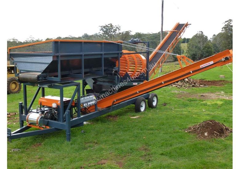 New whitlands engineering TROMMEL WOOD CLEANER Screen / Trommell in ...