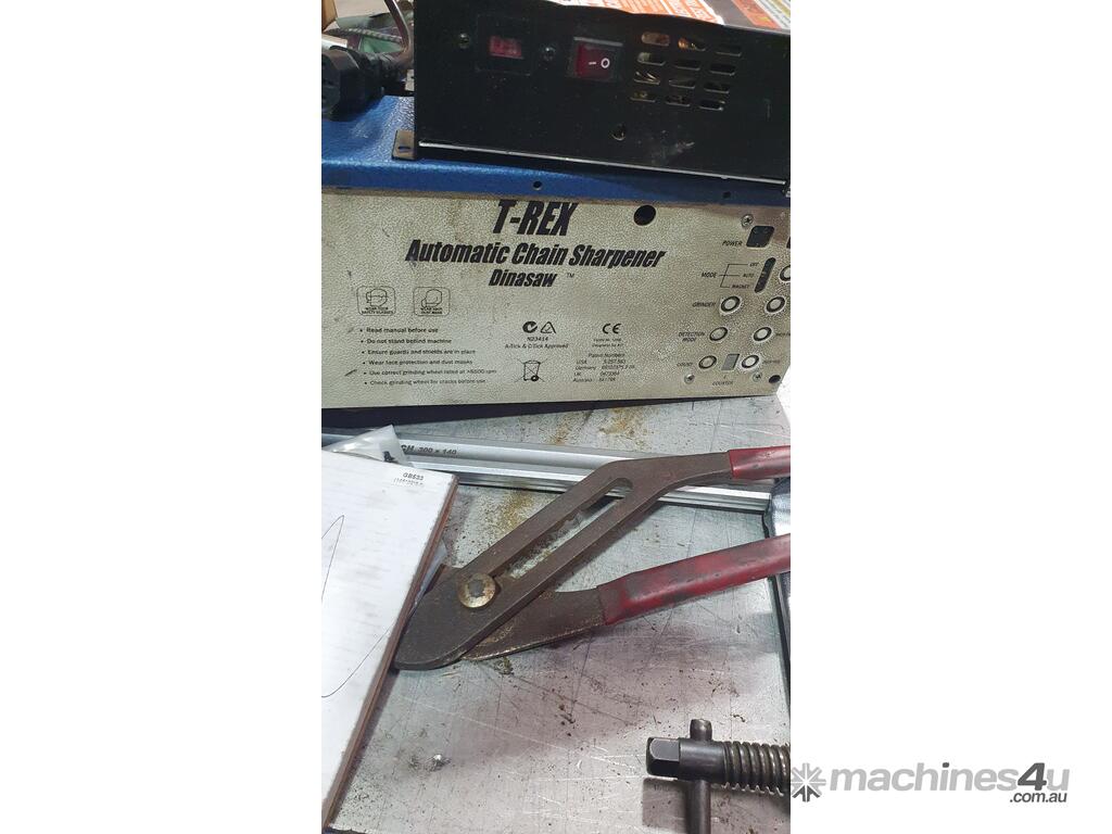 Used dinasaw Chain Sharpener T Rex Automatic Saw Sharpeners in ...