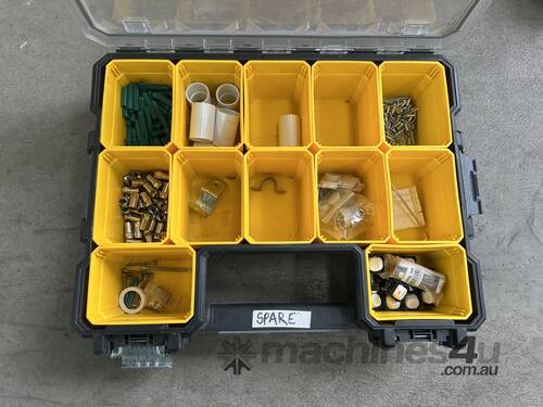 Used STANLEY 2 x Stanley Interlocking Toolbox set including contents ...