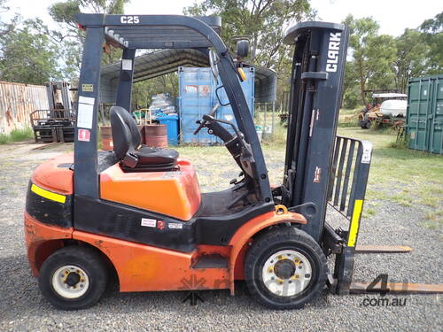 Used 2015 clark Forklift diesel Clark C25D Counterbalance Forklifts ...