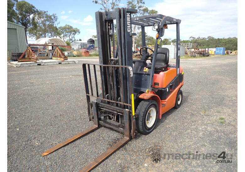 Used 2015 clark Forklift diesel Clark C25D Counterbalance Forklifts ...