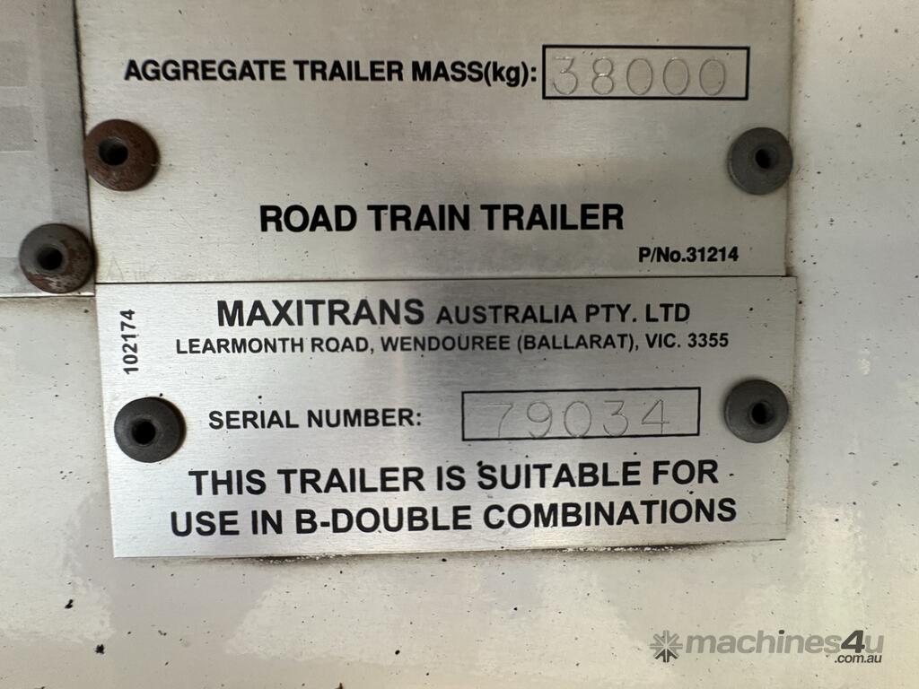 Buy Used maxi trans 2009 Maxi-Trans ST3 Drop-Deck Mezzanine A B Trailer ...