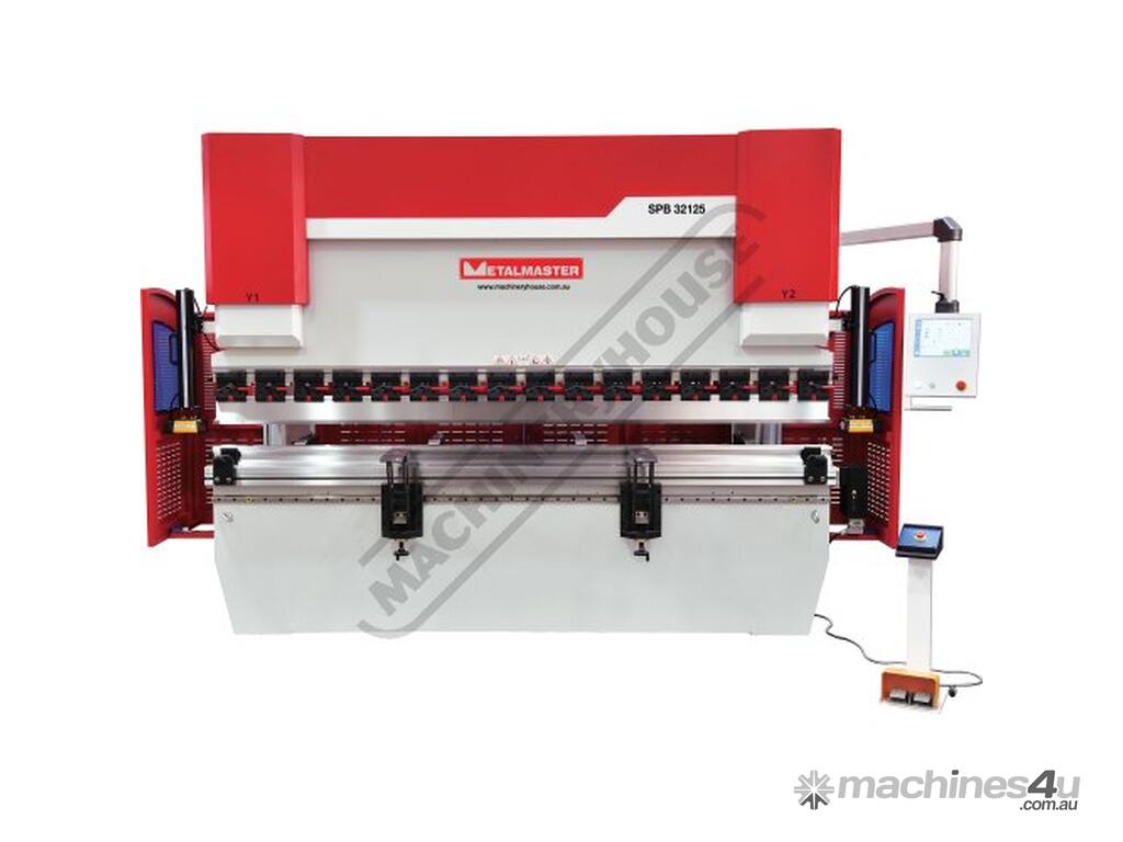 New metalmaster SPB-32125 CNC Synchro Pressbrake 3200 X 125T CYBELEC ...