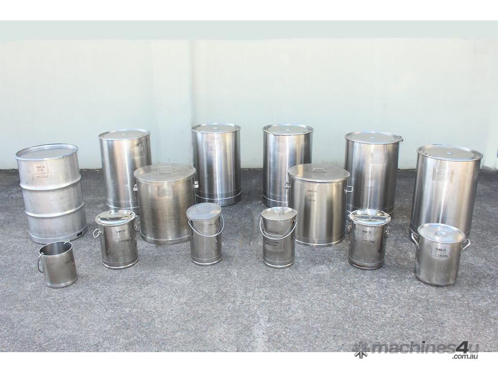 used Stainless Steel Vat Stainless Steel Bucket (1027068)