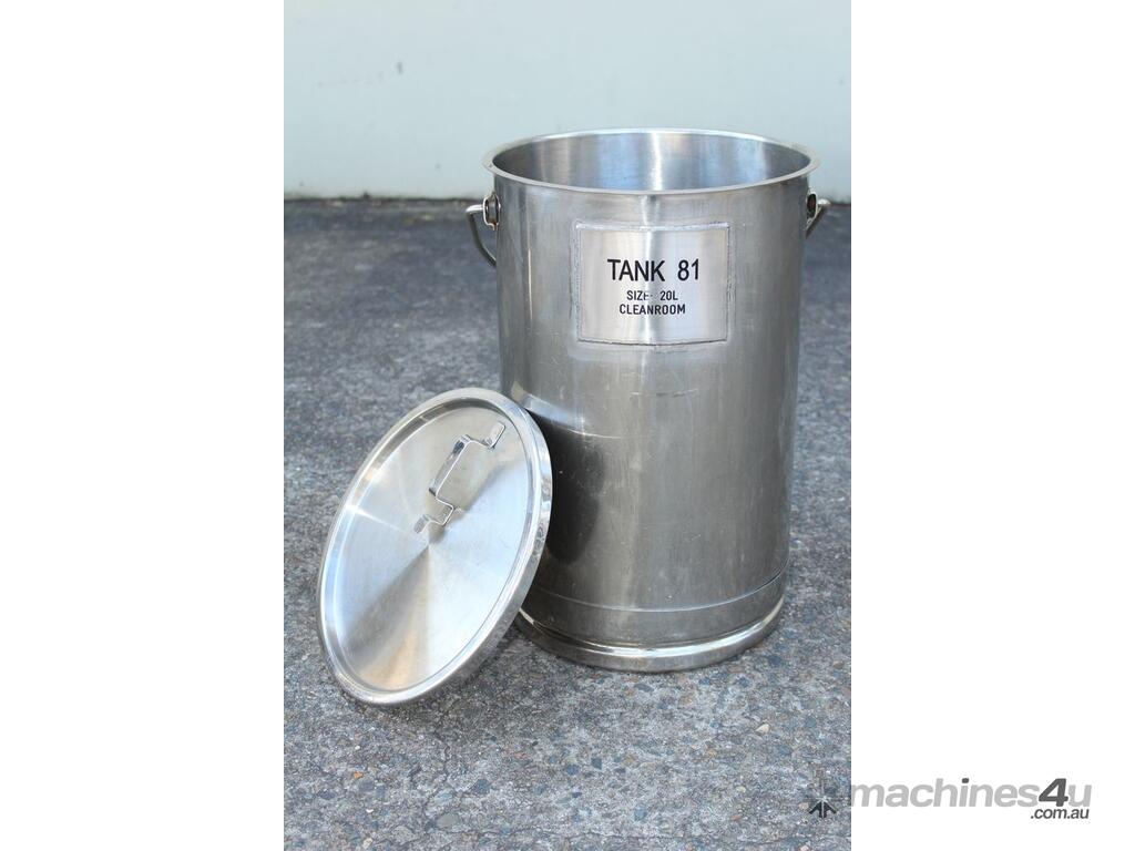used Stainless Steel Vat Stainless Steel Bucket (1027068)
