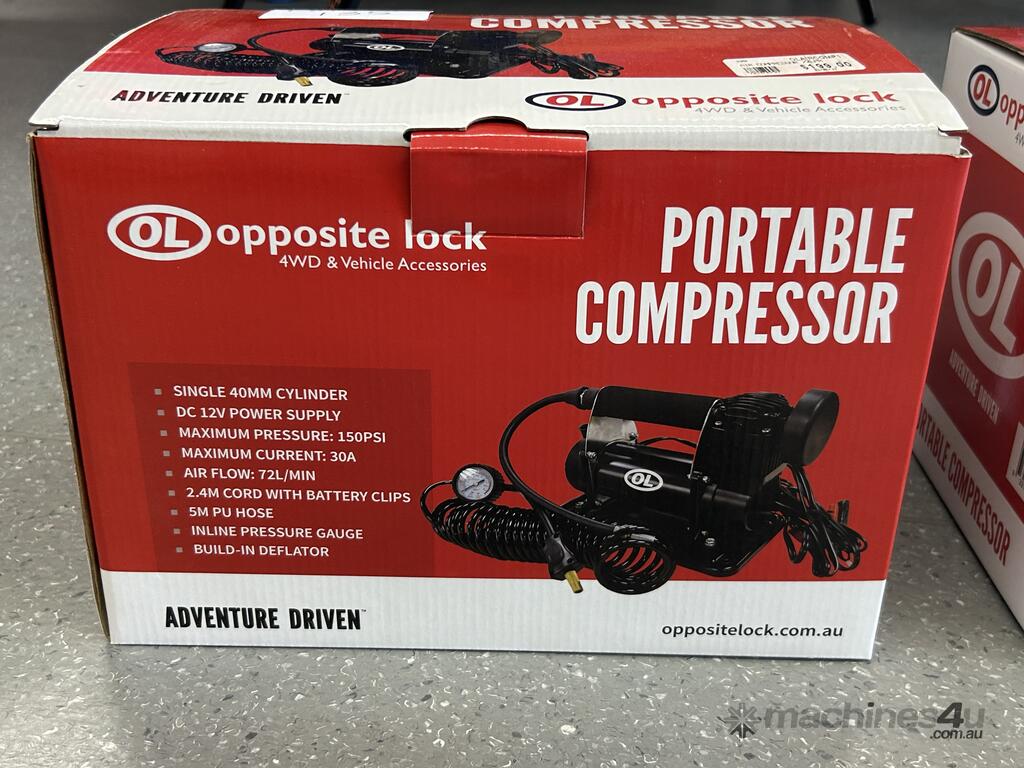 Used 1 X Opposite Lock Portable Compressor Air Compressor (1079768 ...