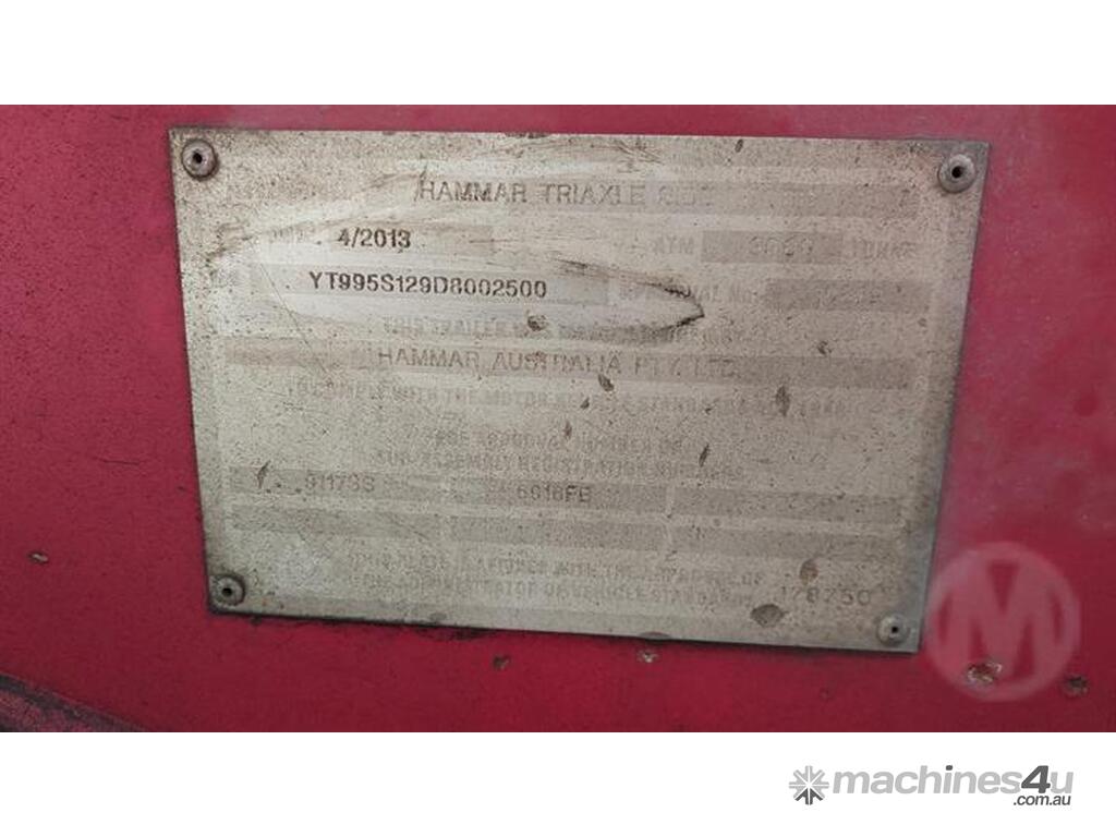 Buy Used hammar A TRAILER Side Loader Trailer (1186868)