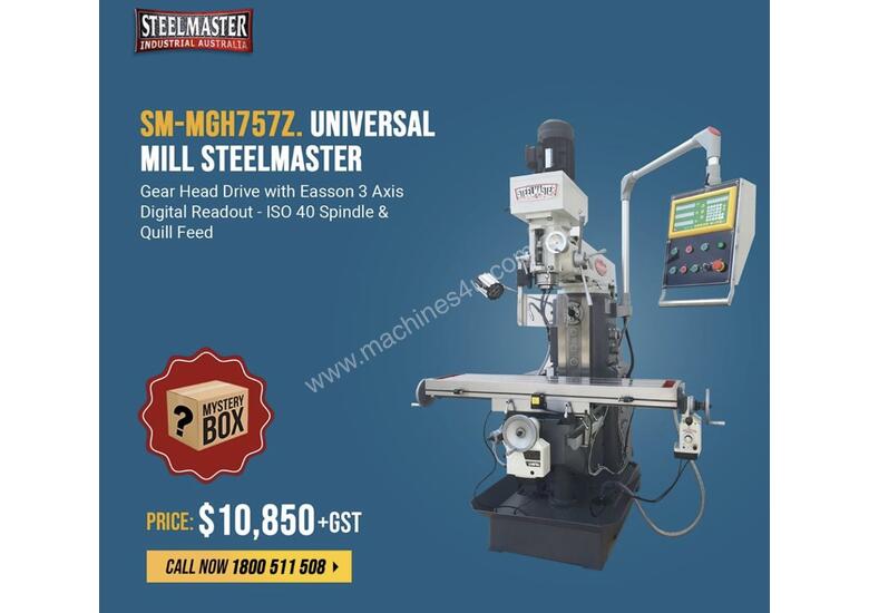 New 2020 steelmaster SM-MGH757Z - 415V Vertical & Horizontal Mills in ...