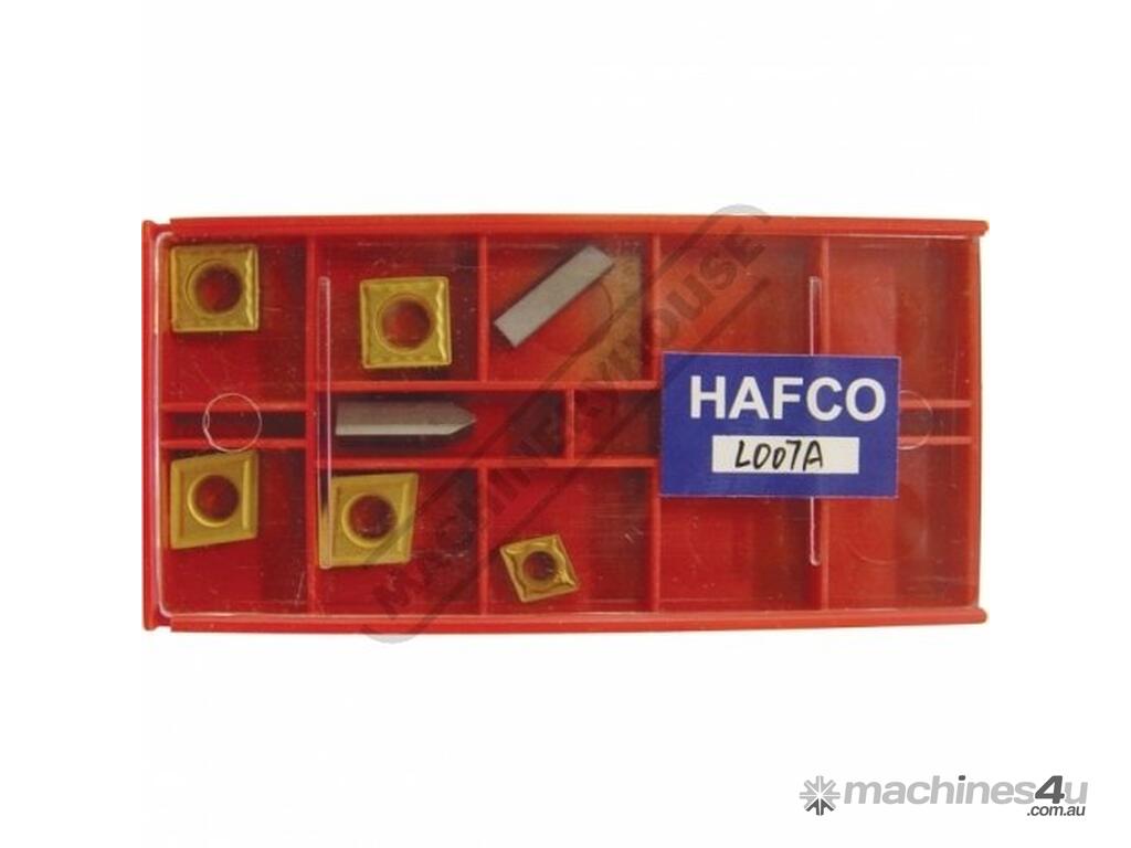 New Hafco 7 Inserts Per Pack Metal Lathe Tools and Accessories (182969)