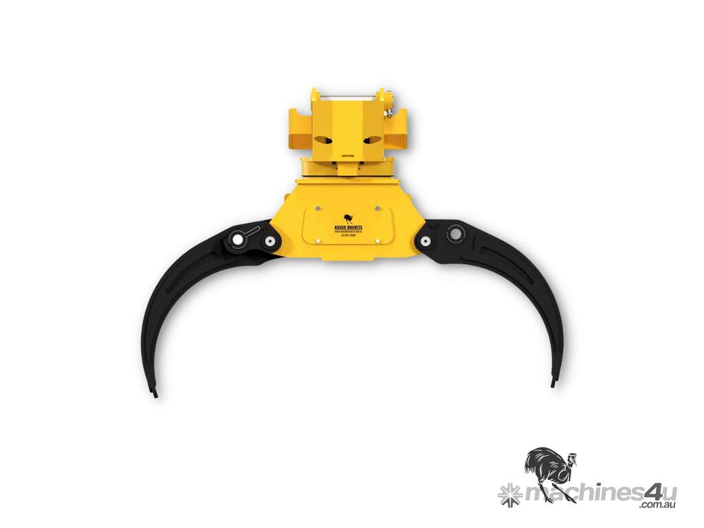 New Aussie Buckets Rotating Fixed Log Grapple 30-35T Custom Built to ...