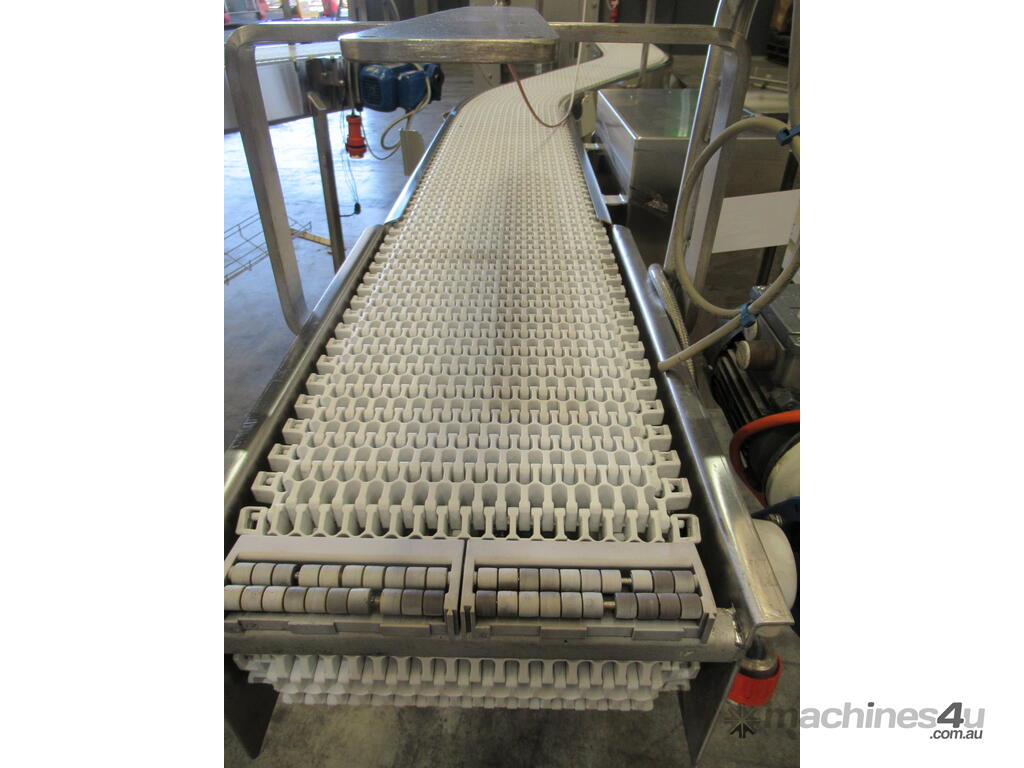 Used Plastic Intralox Belt Conveyor 3100mm L x 250mm W Belt Conveyor in ...