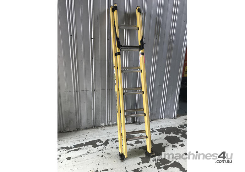 Used Branach Branach Fiberglass Extension Ladder 2 7 to 3 9m with ...