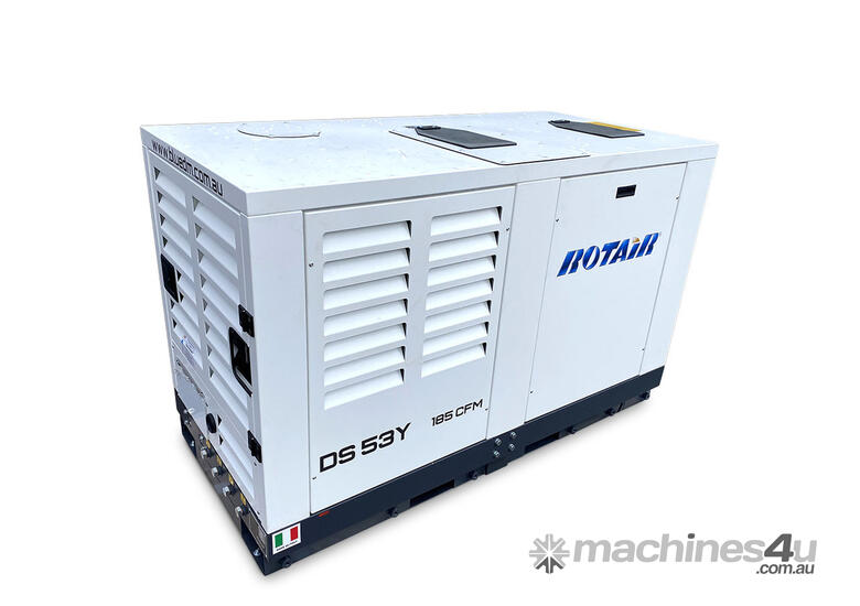 New 2022 rotair Portable Silent Box Compressor 48HP 185CFM - ROTAIR DS ...