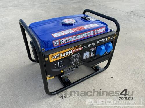 Buy New lion Unused LION GT2500MX 2KW Gasoline Generator Generator in ...
