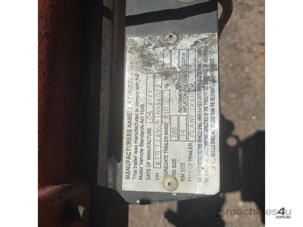 Used 2021 Globe GP050-7 Towable Portable Compressor (921007)