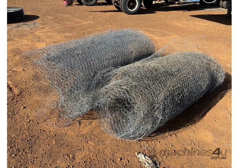 Used Galvanised Netting. 2 x Rolls of Netting Farm Machinery in ...