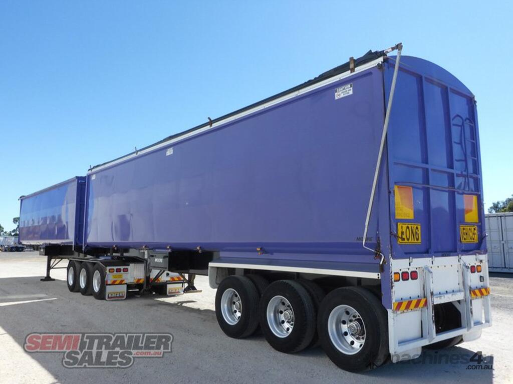 Buy Used 2016 moore Moore Tip Through Platform Tipper B Double Set ...