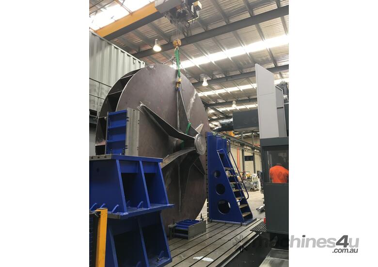 Used 2001 SHW Large CNC 5 axis Traveling Column Milling Machine CNC ...