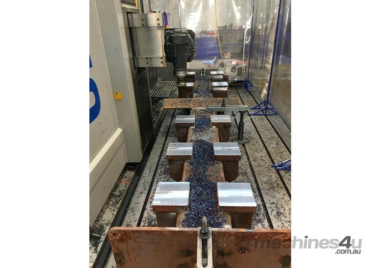 Used 2001 SHW Large CNC 5 axis Traveling Column Milling Machine CNC ...