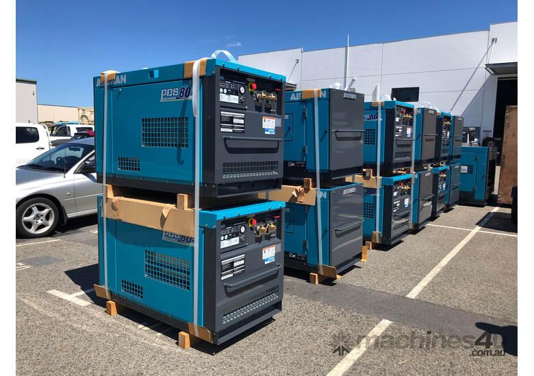 New 2019 airman AIRMAN PDS80S-5C5 80cfm Portable Diesel Air Compressor ...