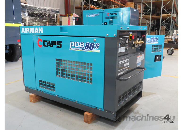 New 2019 airman AIRMAN PDS80S-5C5 80cfm Portable Diesel Air Compressor ...