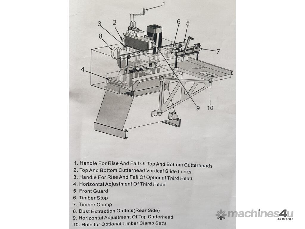 Used SCM UNION-ONE 3 x HEAD S TABLE TENONER Taiwan SCM T130 S TABLE ...