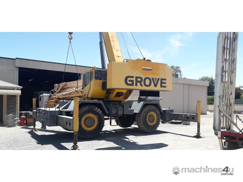 Used grove RT600E Rough Terrain Cranes in DANDENONG SOUTH, VIC