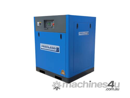 New peerless PEERLESS 30HP Rotary Screw Compressor 8 Bar Variable Speed ...