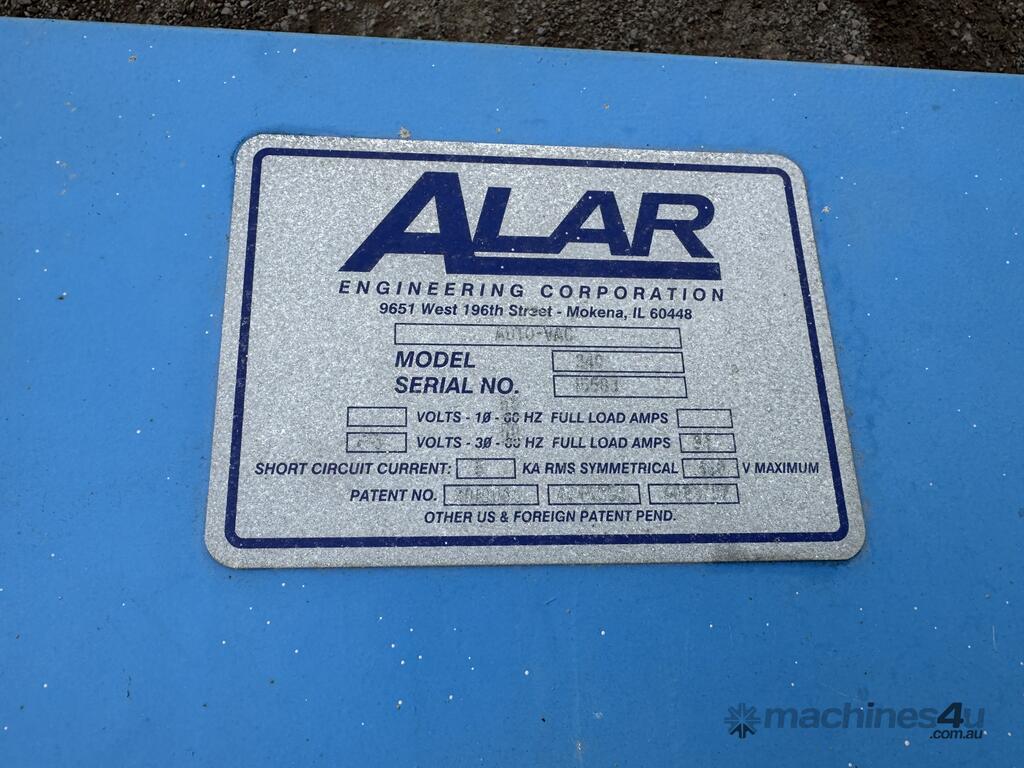 Used ALAR ALAR Auto-Vac 240 Control Box (1119672) - Listed on Machines4u