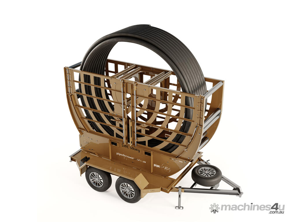 New 2023 pipeMAX PT3200 pipeMAX PE Pipe Decoiling Trailer - 6 Inch ...