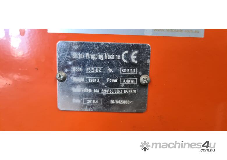 Used 2016 Spring Tap Shrink Wrap Machine 4255ST Packaging Machine In used-2016-spring-tap-shrink-wrap-machine-4255st-packaging-machine-in