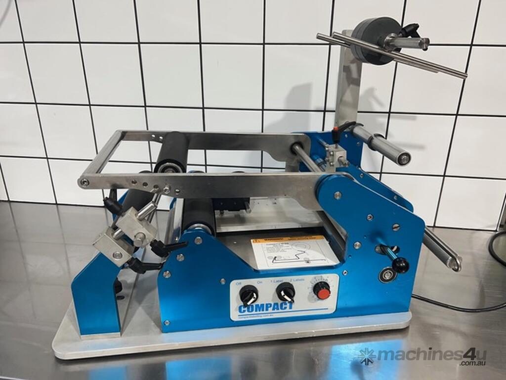 Used Compact Labelling Systems A-Wrap Semi Automatic Labeller Label ...