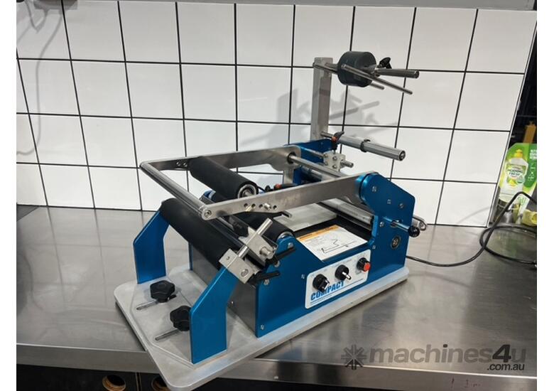 Used Compact Labelling Systems A-Wrap Semi Automatic Labeller Label ...