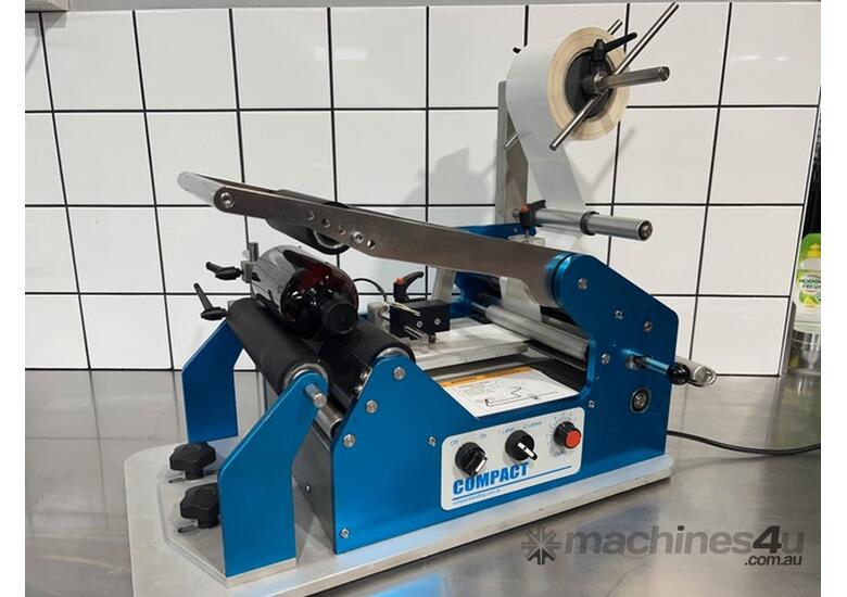Used Compact Labelling Systems A-Wrap Semi Automatic Labeller Label ...