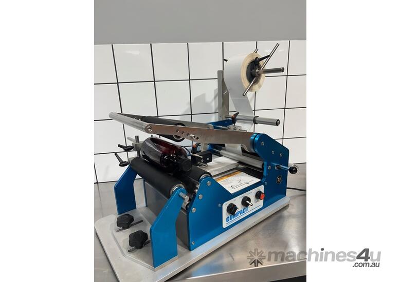 Used Compact Labelling Systems A-Wrap Semi Automatic Labeller Label ...