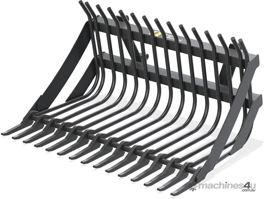 New Quicke Quicke Stone Fork M 200 Bucket Tractor FEL Buckets in ...