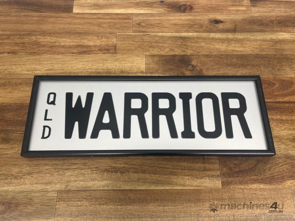 Buy Used QLD Personalised Number Plate - WARRIOR Truck Accessories ...