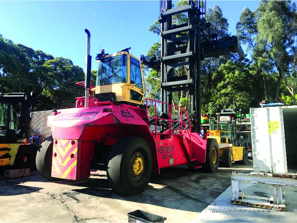 Used hyster 2006 Hyster H52 00XM Container Handler - Sydney Forklifts - PS095 52 Ton Lift ...