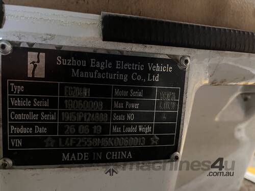 Used 2019 emc 2019 EMC EG2048HCX Electric Utility Vehicle ATV / UTV / Side By Side (1156175 ...