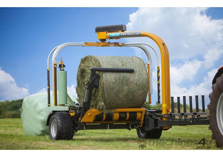 New 2023 tanco Tanco TC 1400V Trailing Round Bale Wrapper 110 Bales HR ...
