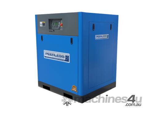 New peerless PEERLESS 50HP Rotary Screw Compressor 8 Bar Variable Speed ...