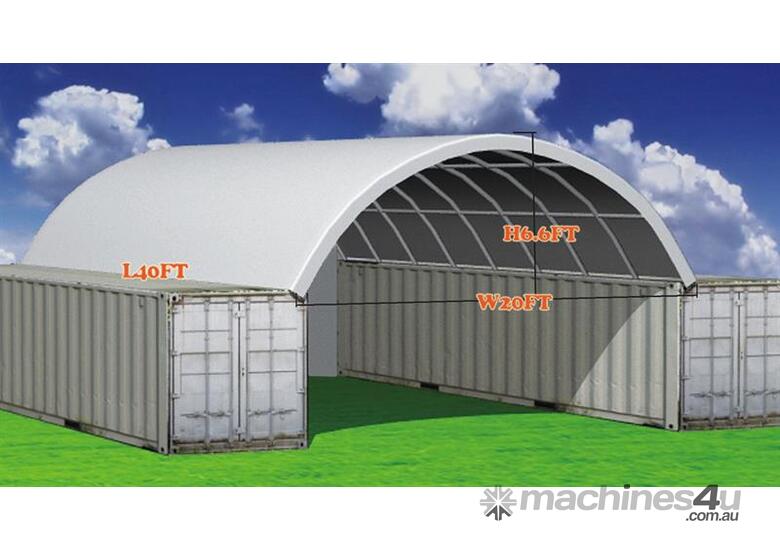 Used NEW 40 HEAVY DUTY CONTAINER SHELTER WITH END WALL Shipping ...