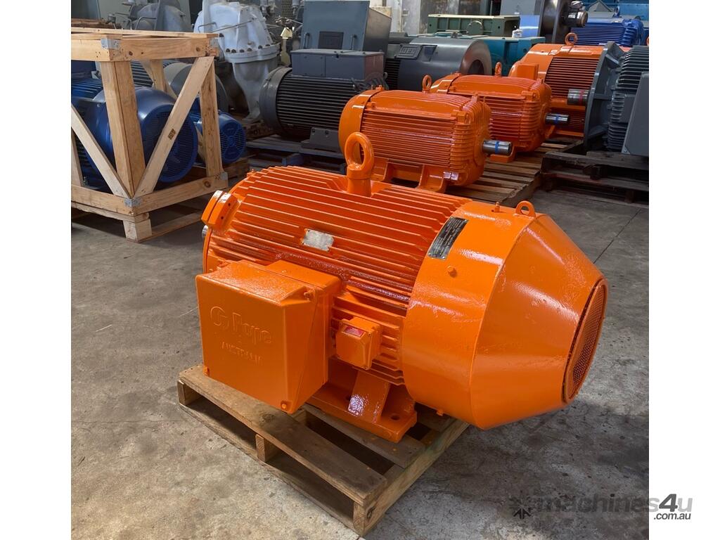 Used pope 110 kw 150 hp 6-pole 987 rpm 415v Foot Mount 315M frame IP66 ...